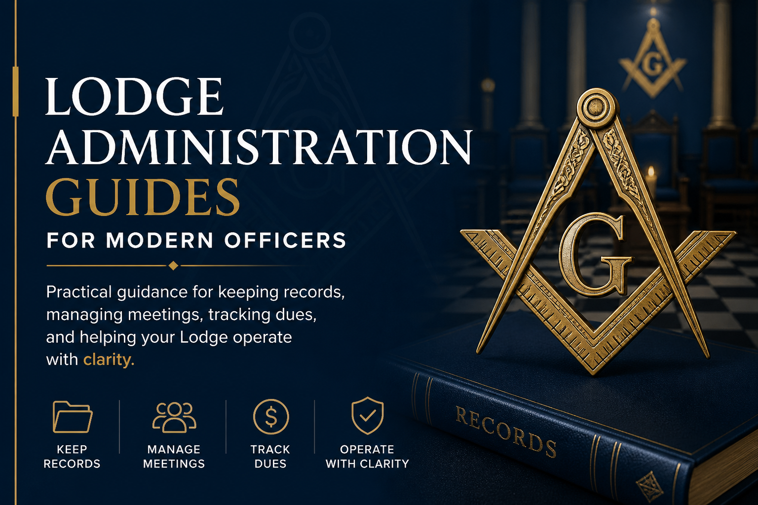 Masonic Lodge Secretary - Private Lodge Management for Freemasons